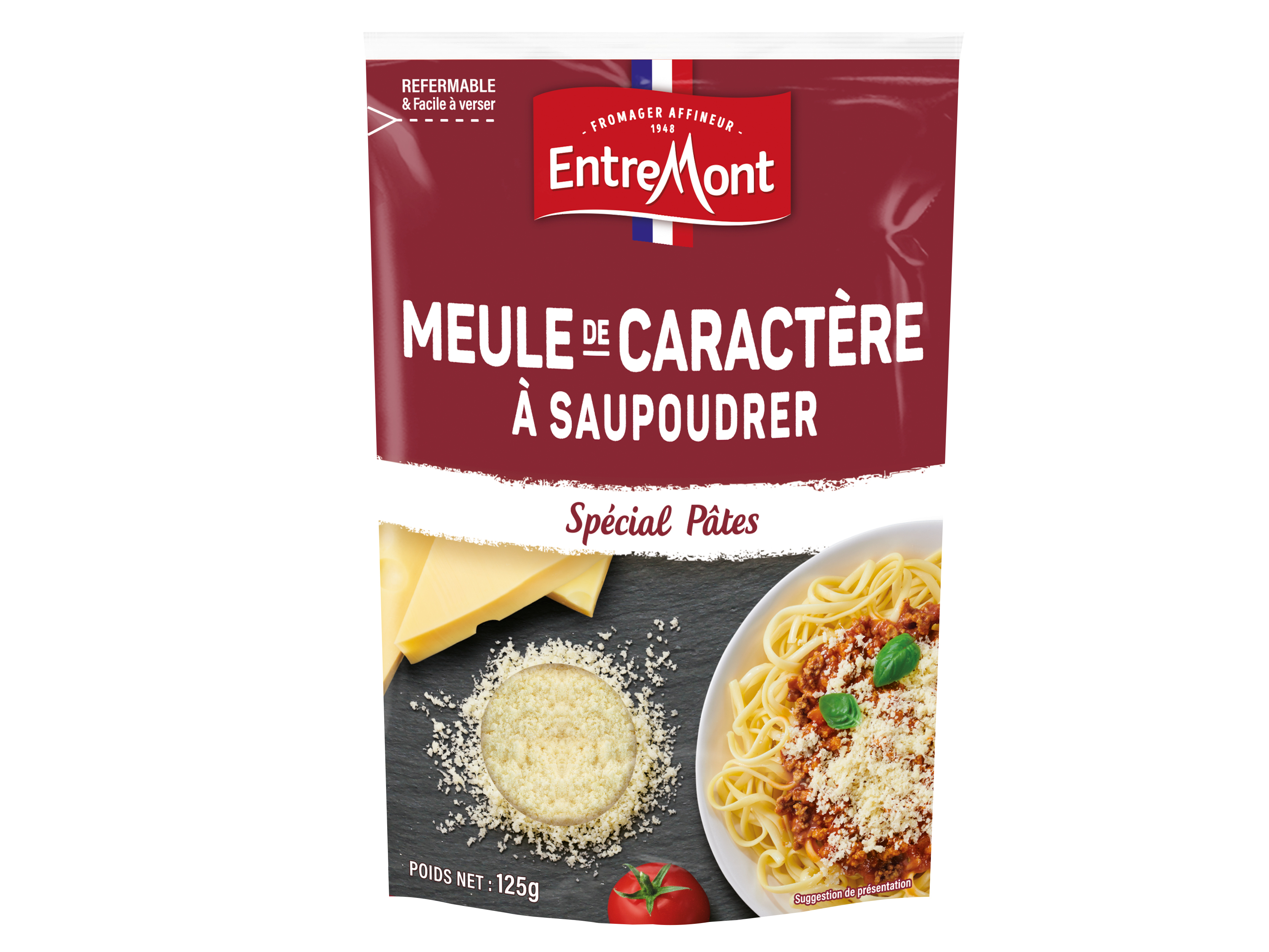Entremont lance la Meule de caractère à saupoudrer pour des pâtes à la ...