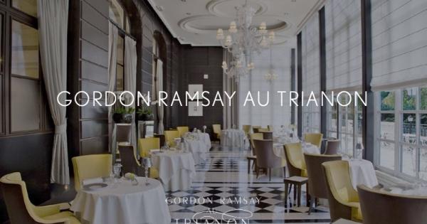 Gabriele Ravasio nouveau chef du restaurant Gordon Ramsay au Trianon, à ...