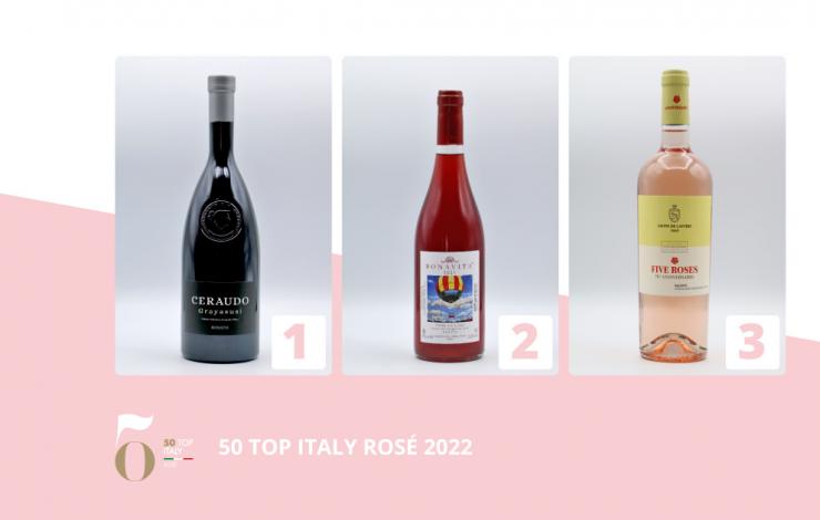 50 Top Italy révèle les 50 meilleurs vins rosés d'Italie - France Pizza